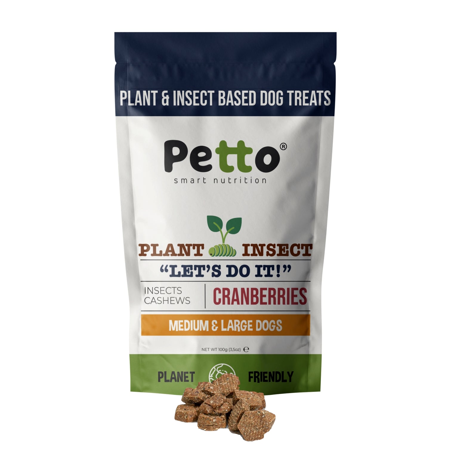Healthy plant and insect based dog treats | Petto Smart Nutrition